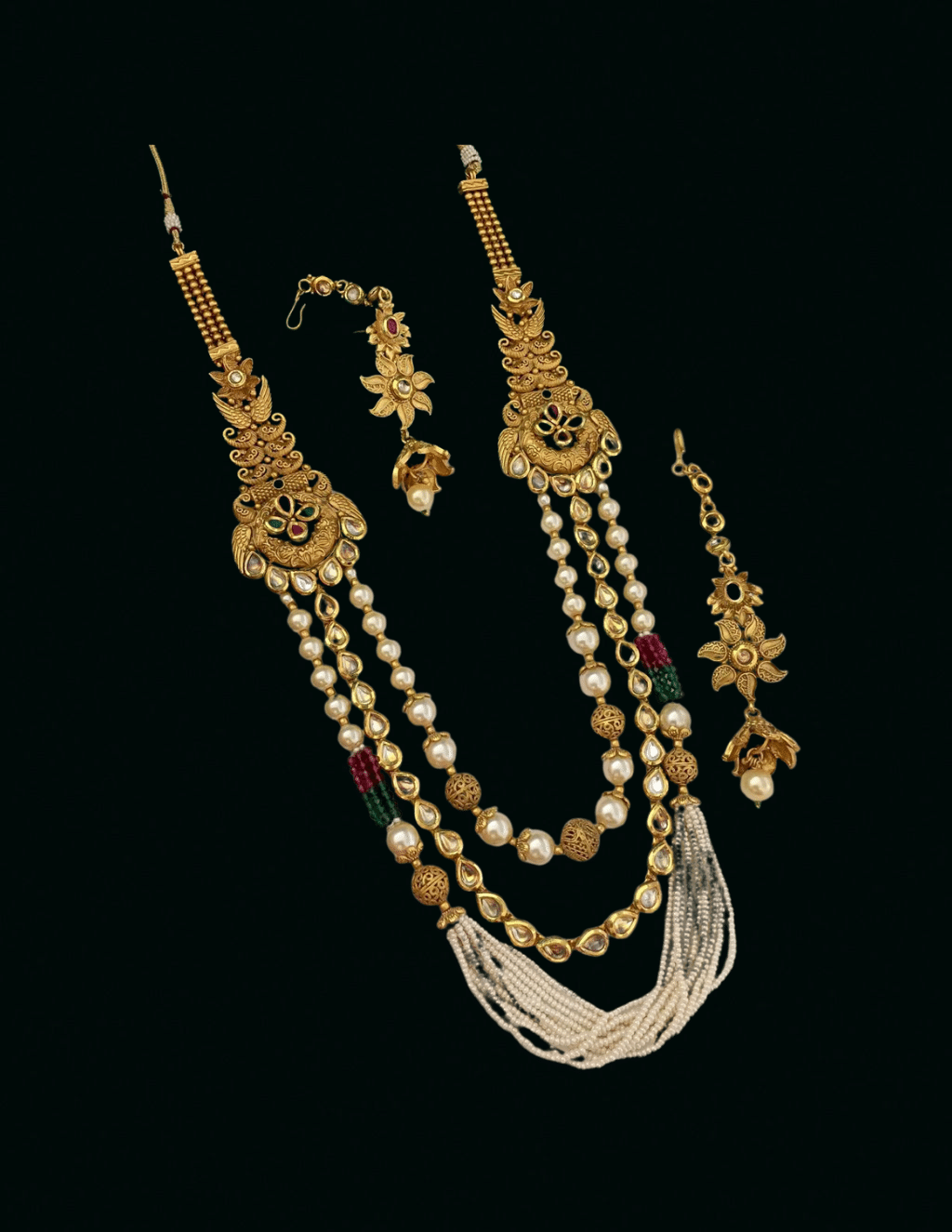 Traditional 3 Layer Mala Set – Monz Fashion